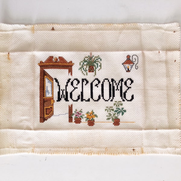 Welcome Embroidery - Etsy