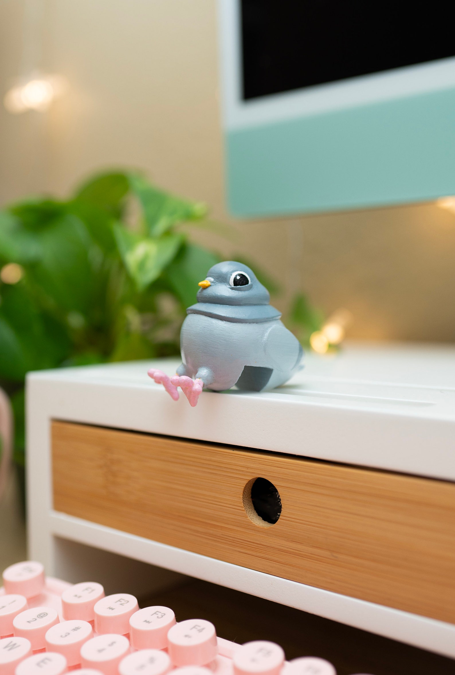 Aesthetic Imac Webcam Camera Cover and Desktop Decor - Cute Pigeon ...