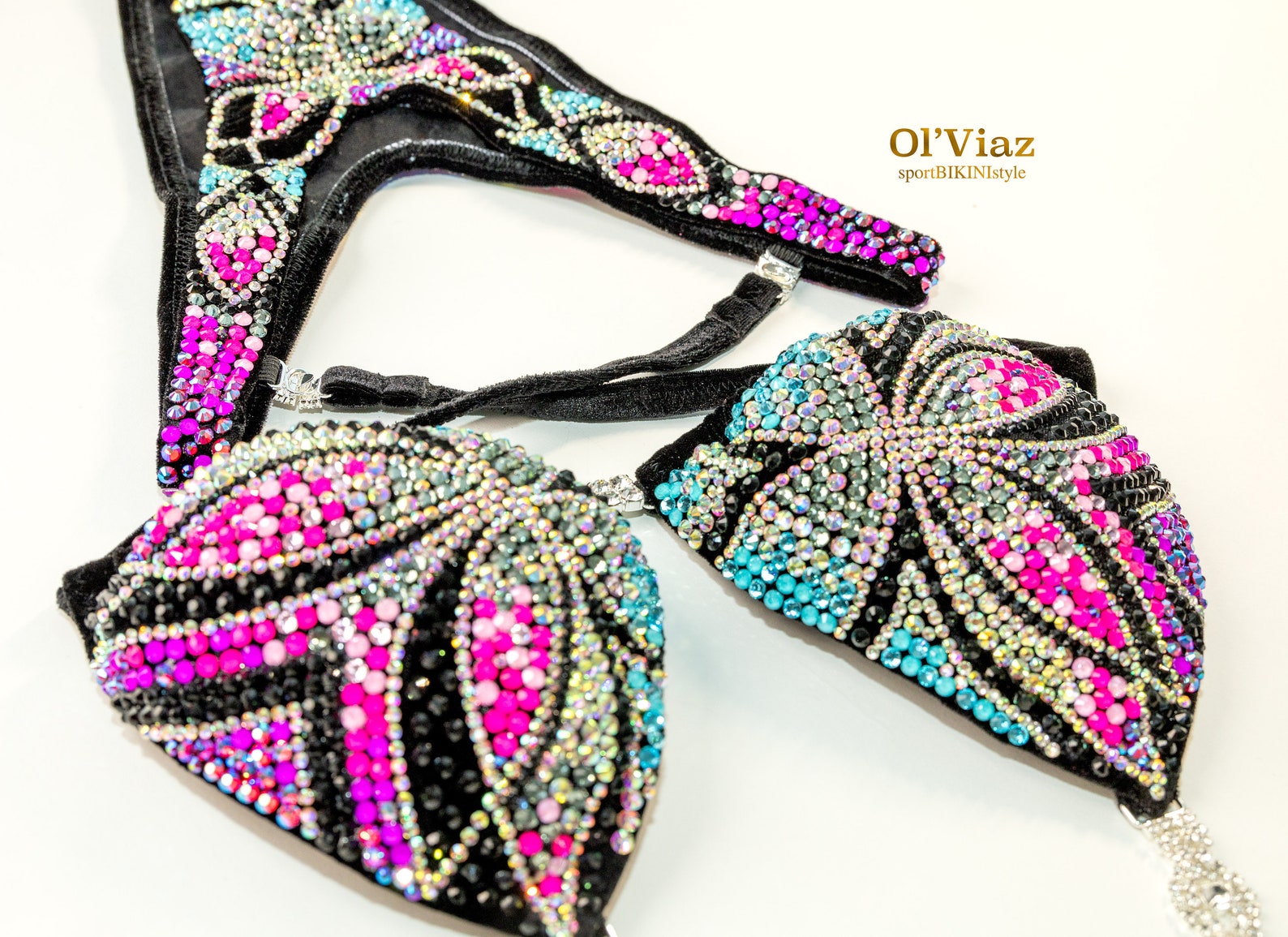 Butterfly Velvet Competition Figure Suit With Rhinestone Crystals - Etsy