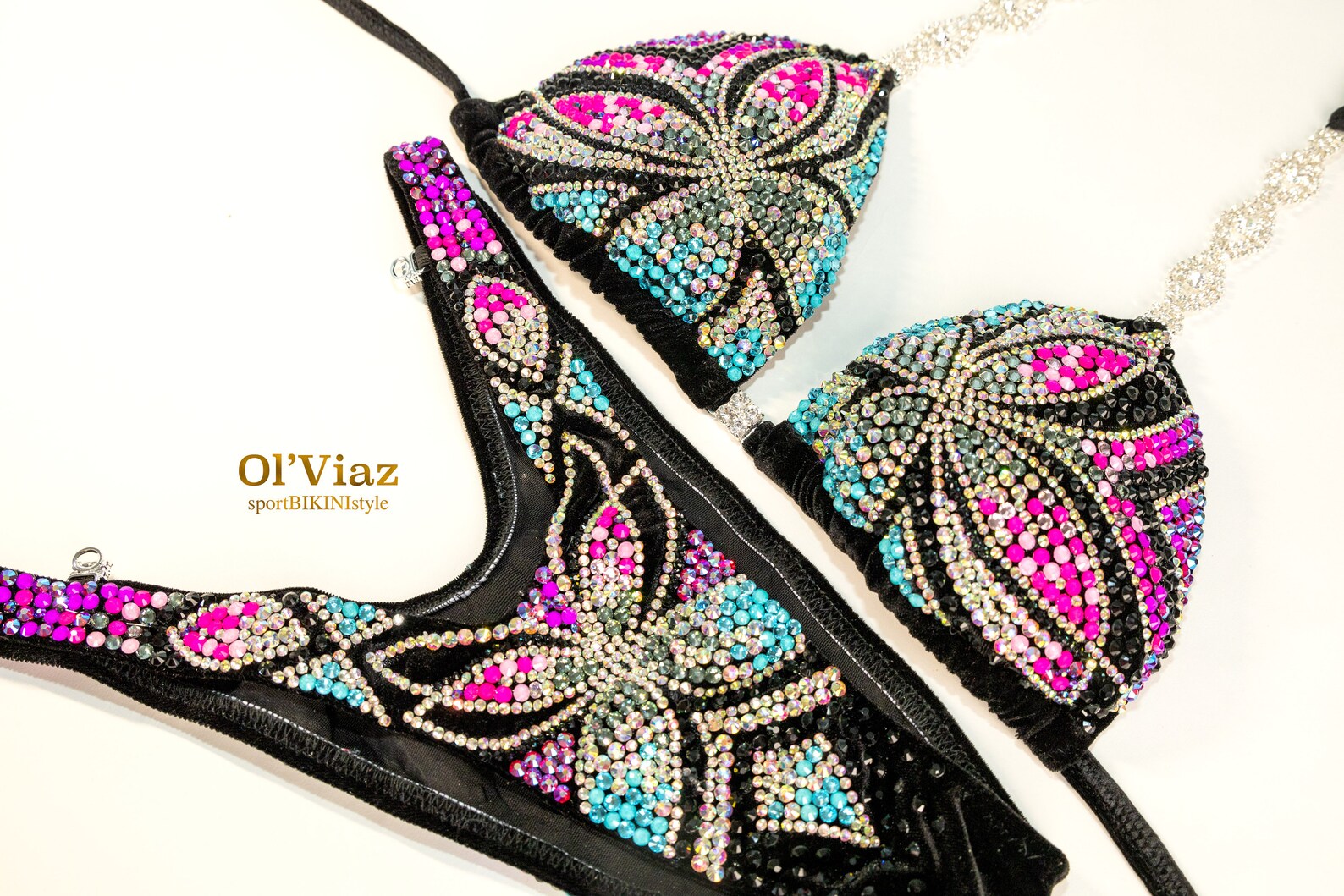 Butterfly Velvet Competition Figure Suit With Rhinestone Crystals - Etsy