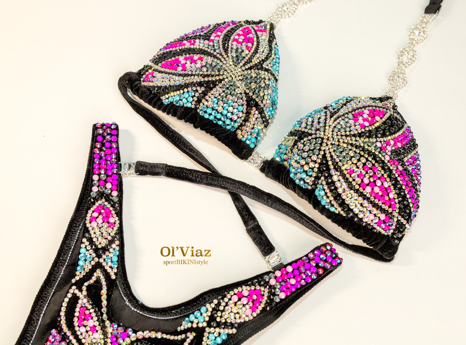 Butterfly Velvet Competition Figure Suit With Rhinestone Crystals - Etsy