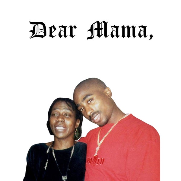 Tupac Dear Mama - Etsy