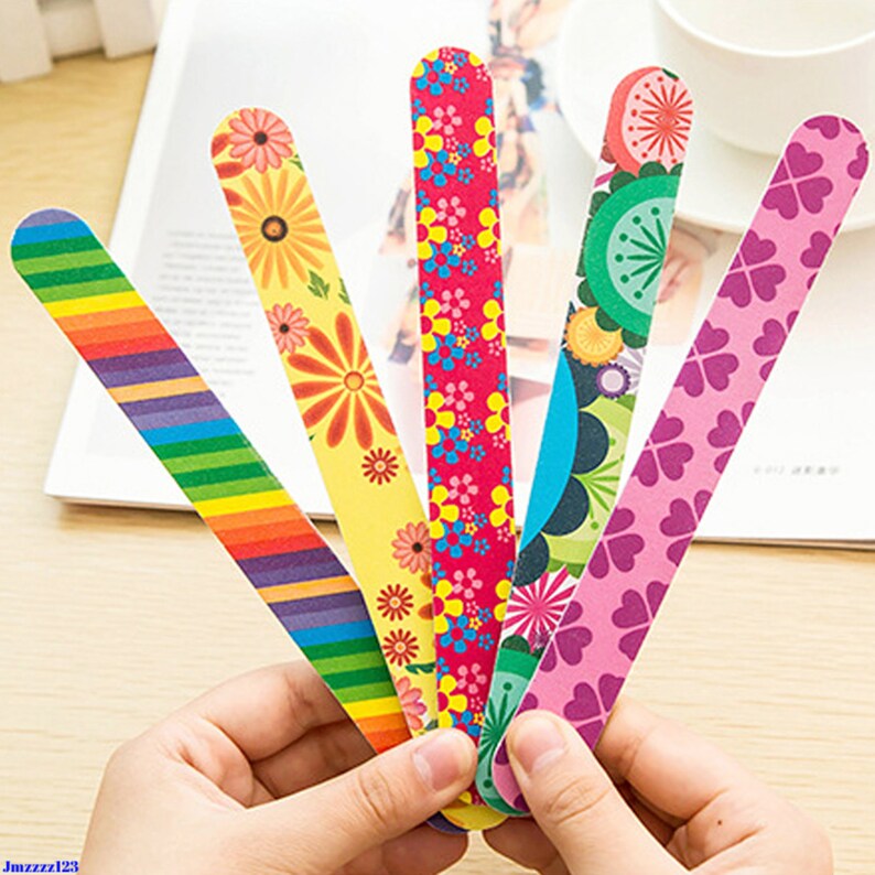 Double Sided Pedicure Nail Files Manicure Nail Care Sanding - Etsy