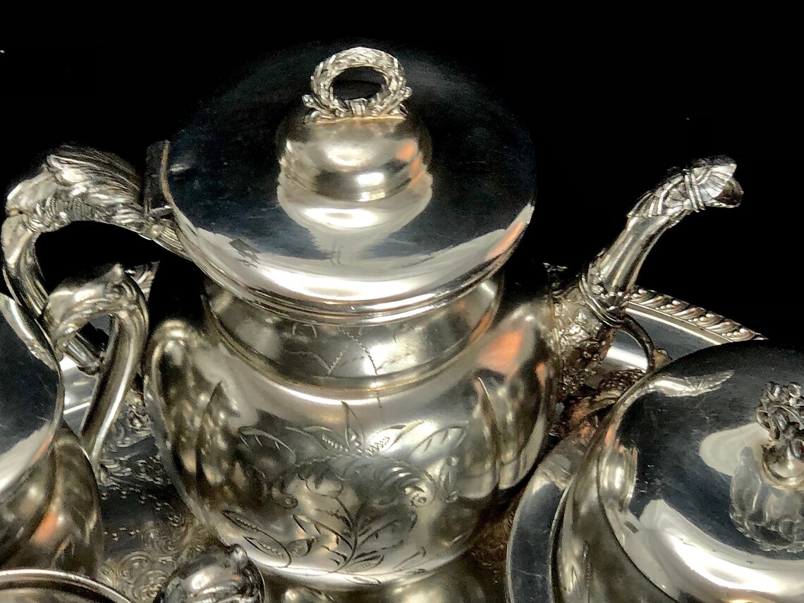 Five Piece Tea Service Made by Imperial C.S.W. Co. Plus Wm. | Etsy