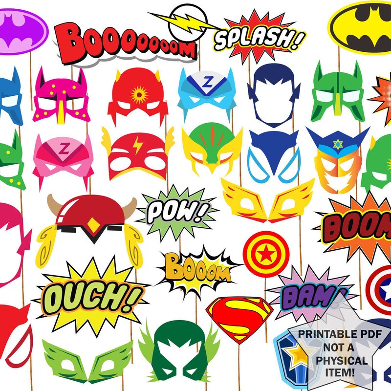 Superhero Photo Prop - Etsy