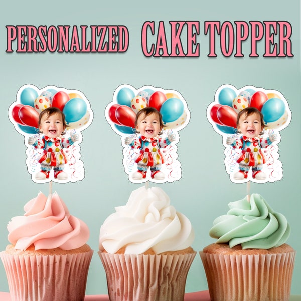 Clown Cake Toppers - Etsy