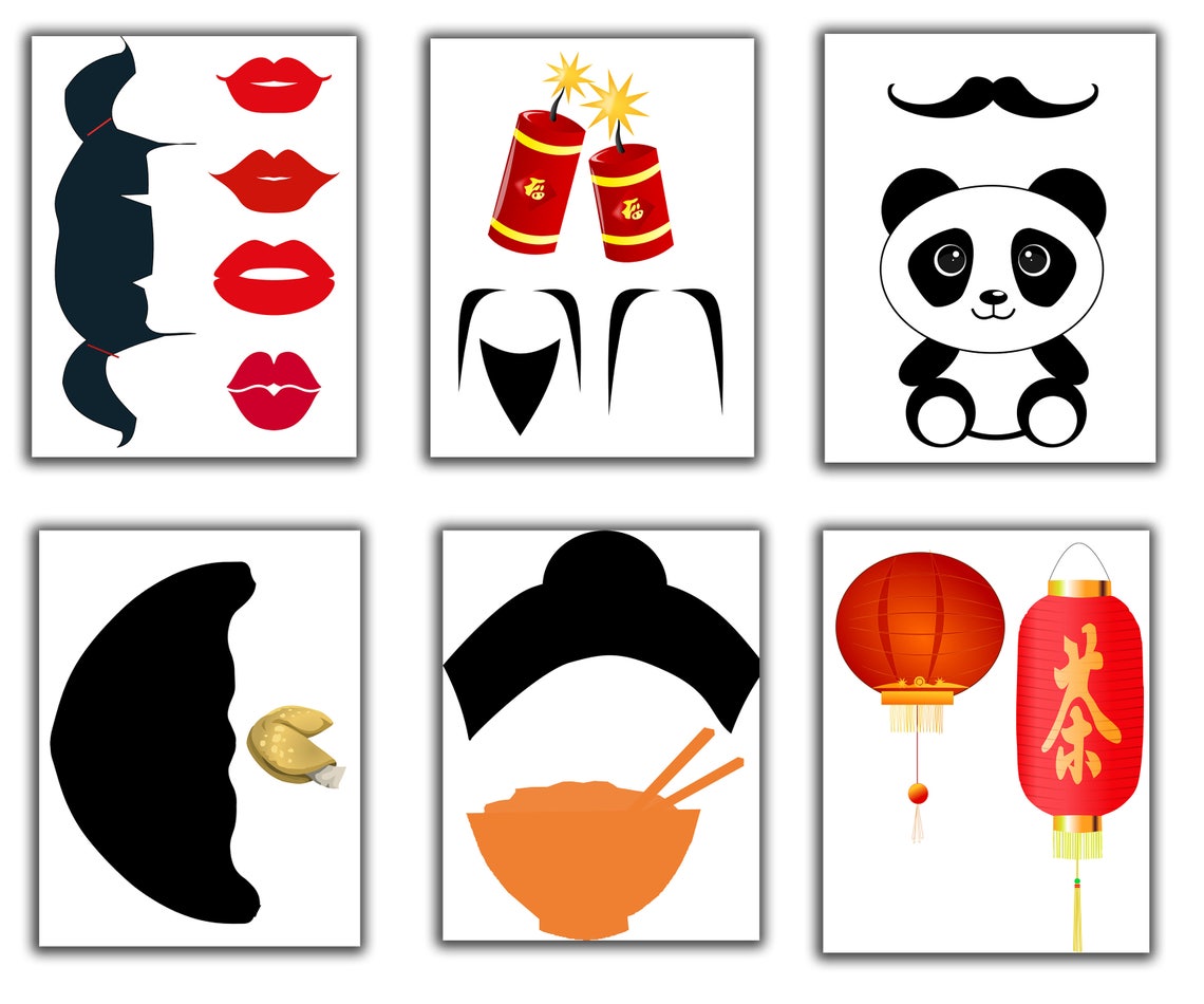 Chinese New Year Party Photo Booth Props: chinese PARTY Props Props ...