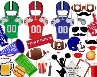Sports Photo Props All Sports Party / Instant Download - Etsy