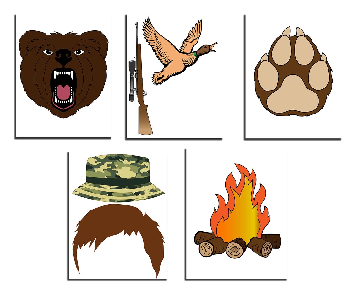 Hunting Photo Booth Props: printable PHOTO Prop Hunting Photobooth ...