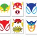Superhero Birthday Photo Booth Props: superhero PARTY Props Printable ...