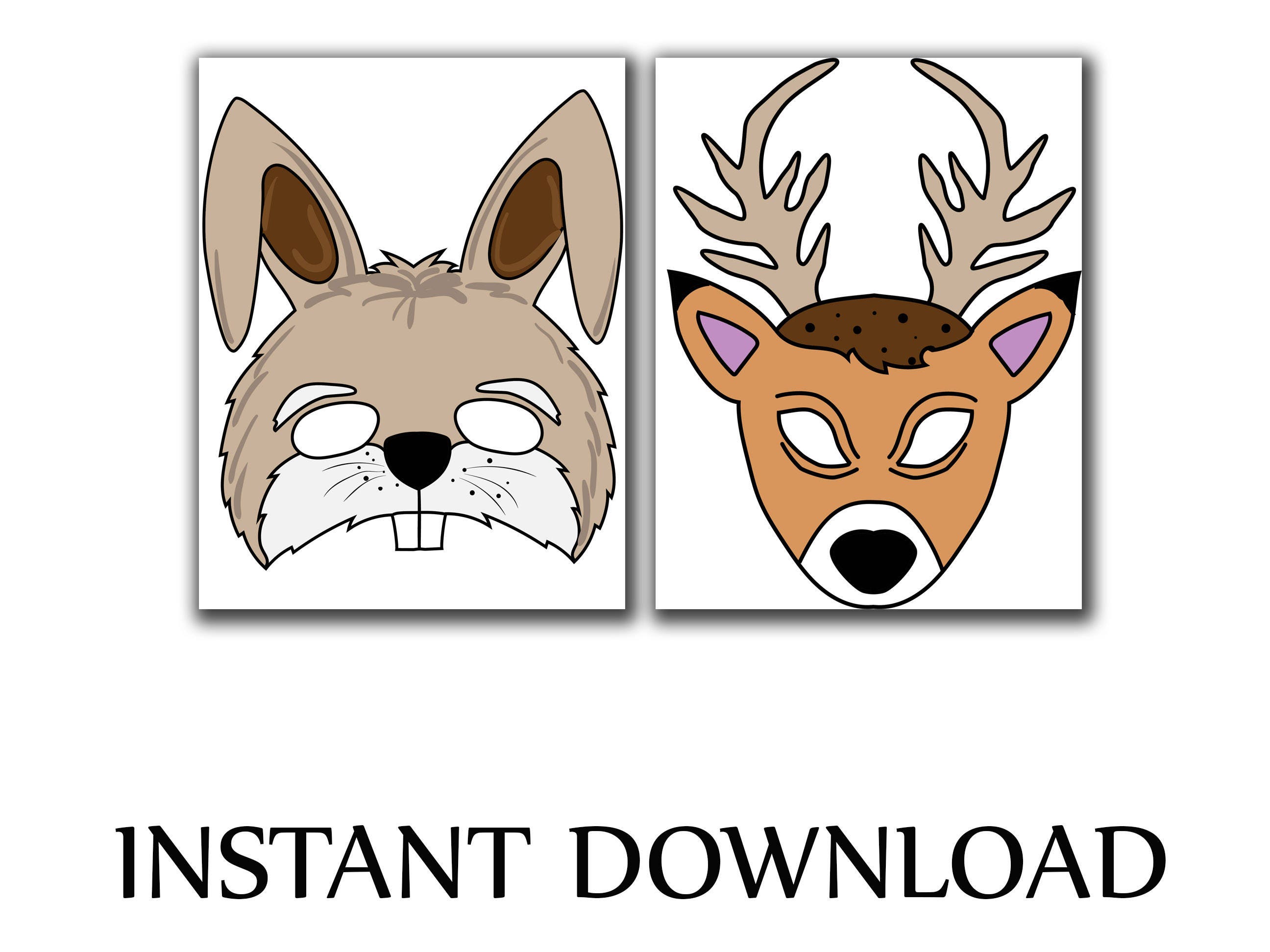 Woodland Party Photo Booth Props: woodland Birthday Printable PDF ...