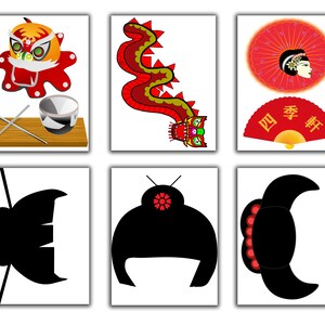 Chinese New Year Party Photo Booth Props: "chinese PARTY Props" Props ...