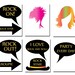 Rock Party Photo Booth Props: rock STAR Party Rock Party Props,music ...