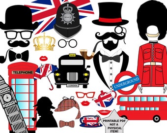 London Theme Party | Etsy