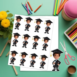 Graduate Cupcake Topper, Personalized Graduate Face Cupcake Topper ...