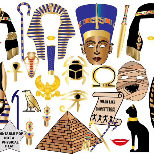 Ancient Egypt Photo Booth Props: egypt THEME Party - Etsy
