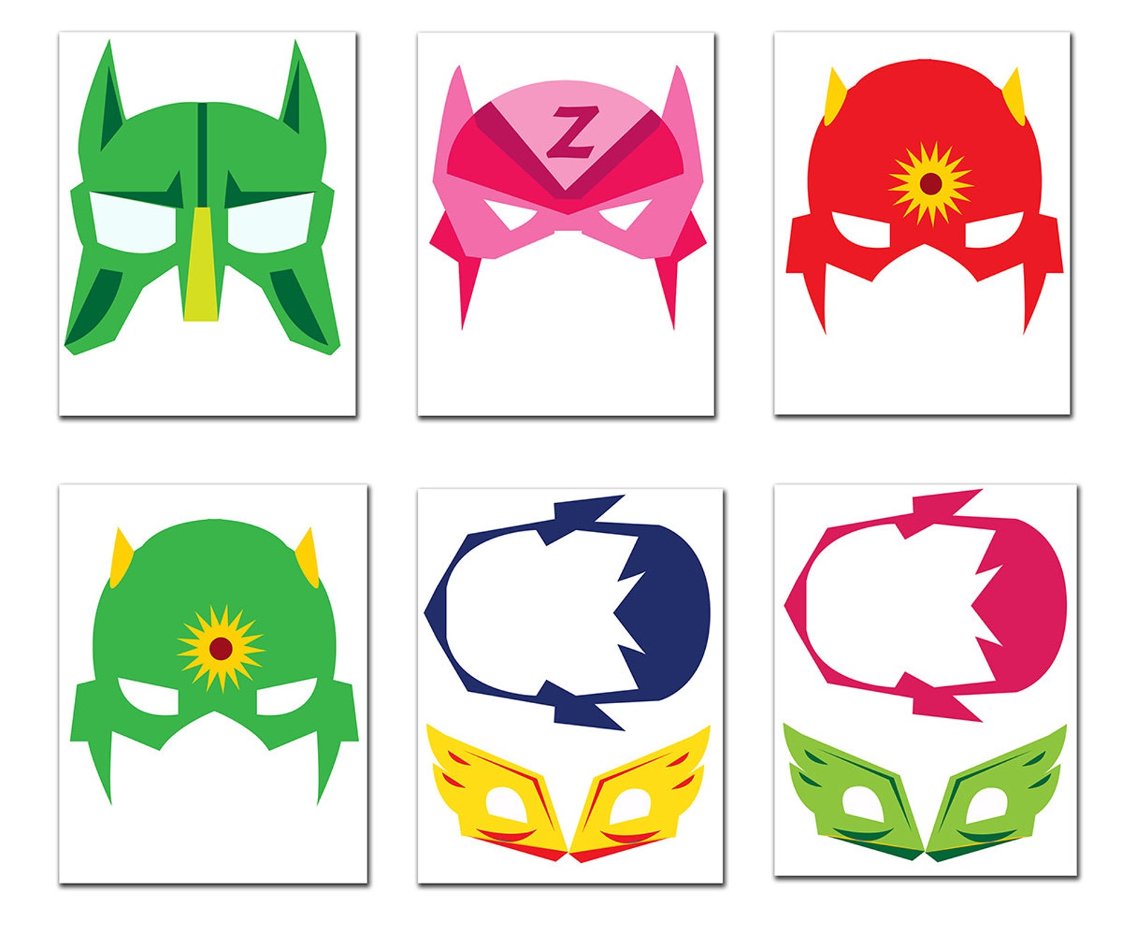 Superhero Birthday Photo Booth Props: superhero PARTY Props Printable ...