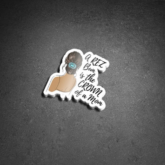 Rez Bun Sticker - Etsy