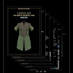 Legolas Tunic Cosplay Pattern: Lord of the Rings (PDF Pattern, Sizes 50 ...