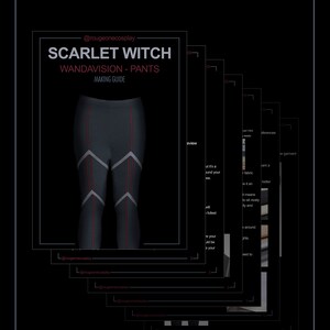 Scarlet Witch Cosplay PANTS PDF Pattern SIZES 36-44 - Etsy