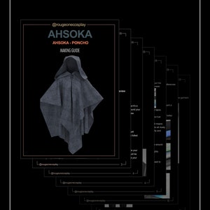Ahsoka Sewing Pattern Poncho Starwars Cosplay Pattern DIGITAL One Size ...