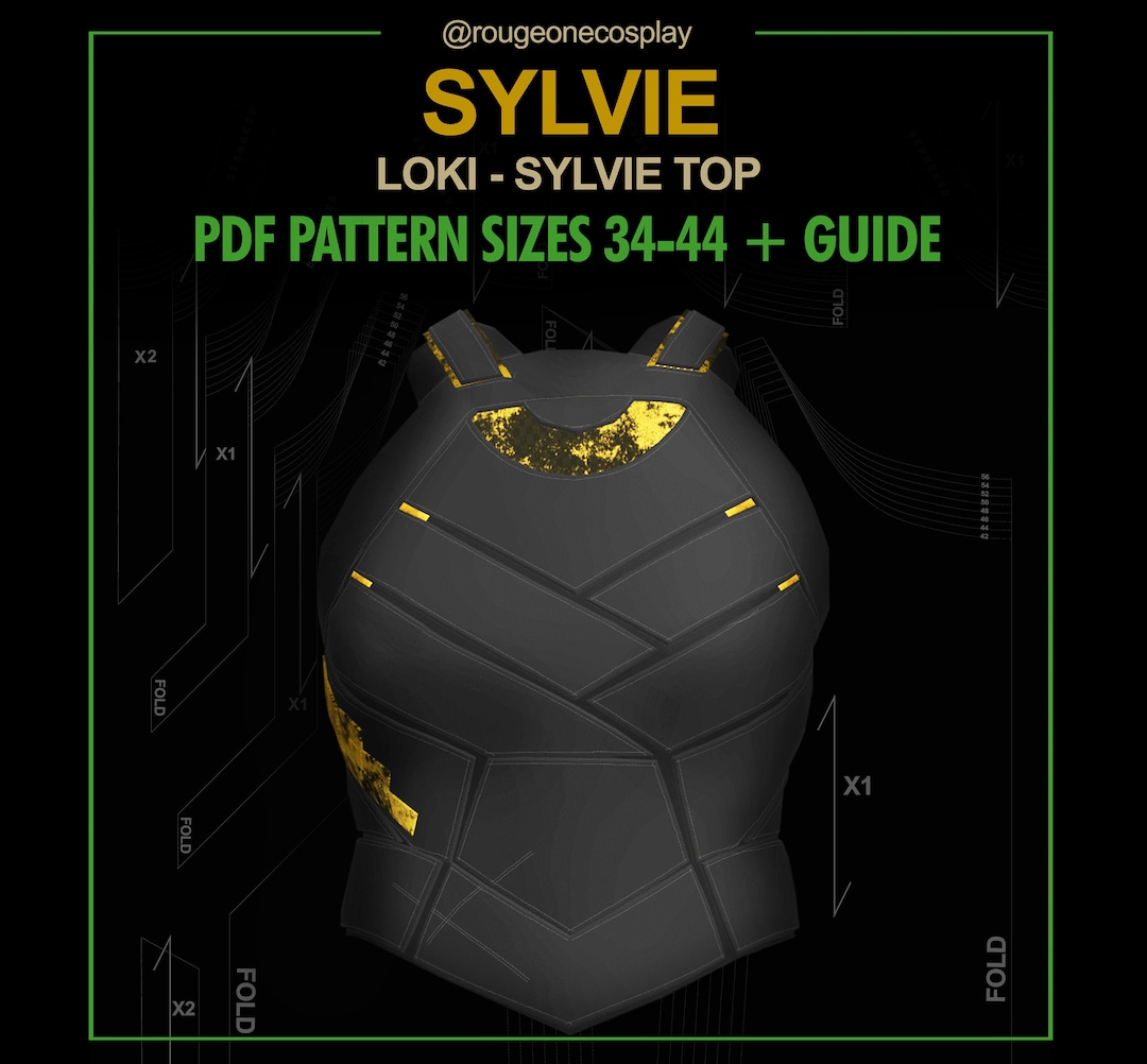 Sylvie Cosplay Patterns Lady Loki Costume TOP PDF Pattern SIZES 34 44 ...