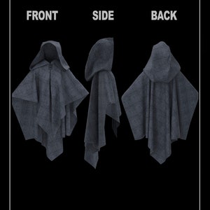 Ahsoka Sewing Pattern Poncho Starwars Cosplay Pattern DIGITAL One Size ...