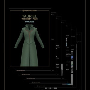 Tauriel Cosplay Pattern Schnittmuster Kostüm the Hobbit DIGITAL Pattern ...