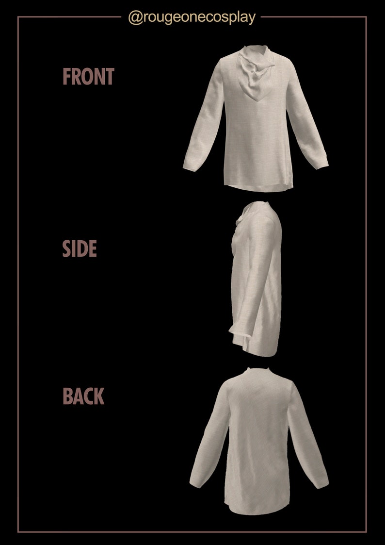 Obi-wan Kenobi Jedi Suit Pattern: Cosplay Tunic & Robe (sizes 50-64 ...
