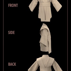 Obi Wan Sewing Pattern Tunic DIGITAL Sizes 50-64 + Guide / Jedi Suit - Etsy