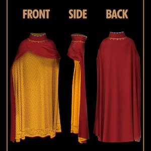 Raya Cape Cosplay Pattern: Adult One Size (PDF Pattern) - Etsy