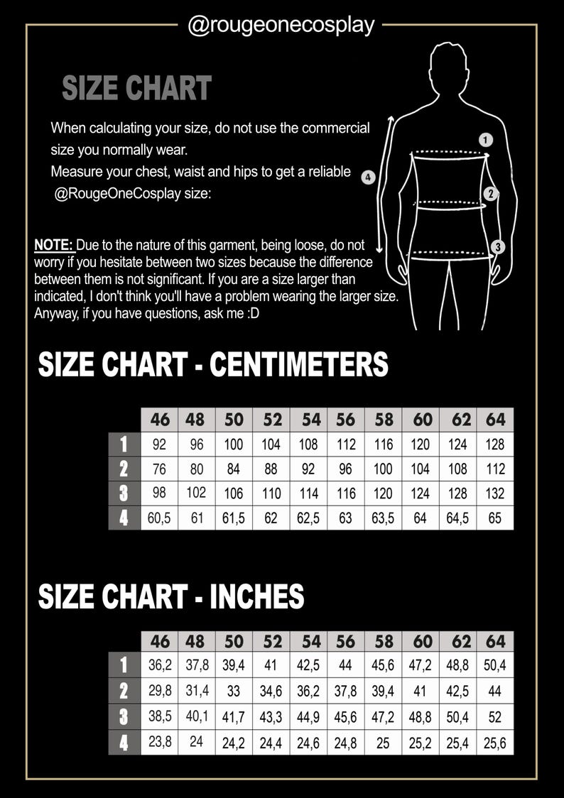 Imperial Officer Rain Poncho Costume DIGITAL Sizes 46-64 + Guide - Etsy