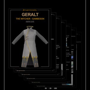 Witcher Gambeson Sewing Pattern: Geralt of Rivia Costume (sizes 46-68 ...