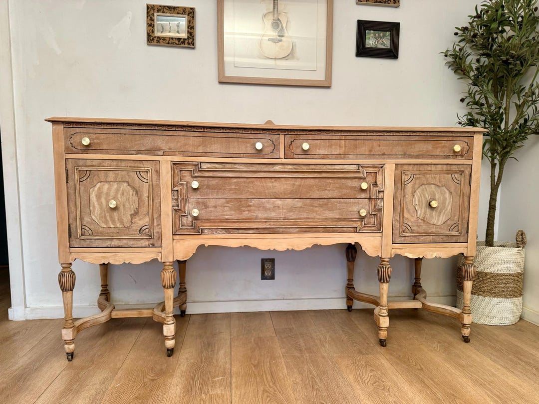 Natural Wood Buffet - Etsy