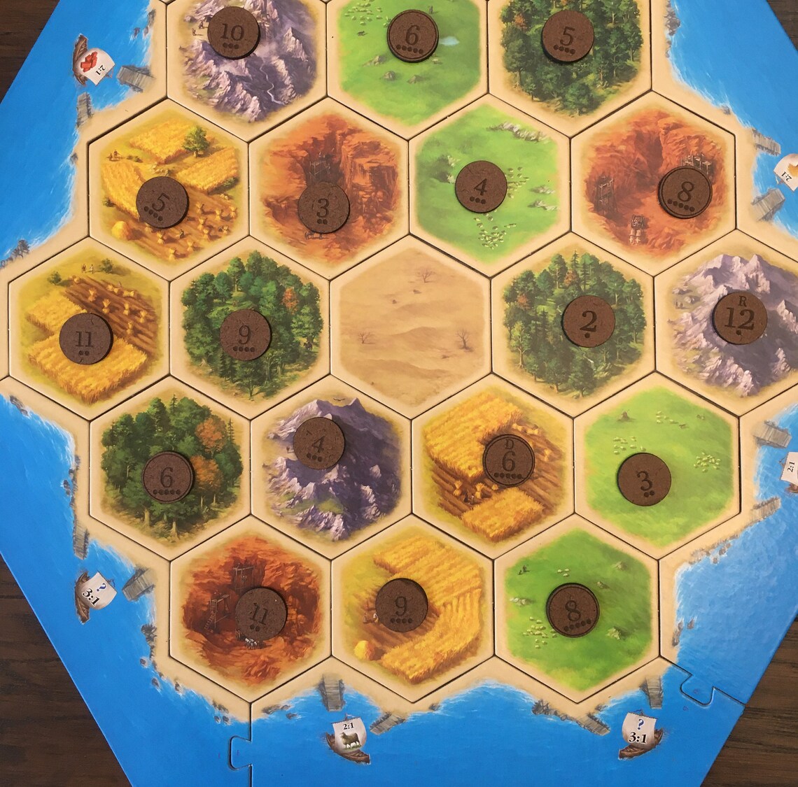 Tokens Settlers of Catan | Etsy