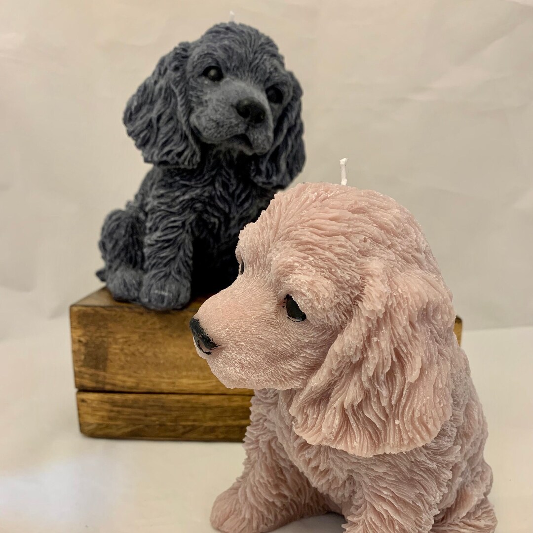 Large Dog Candle, Cocker Spaniel Candle, Dog Lovers Gift, Cocker ...