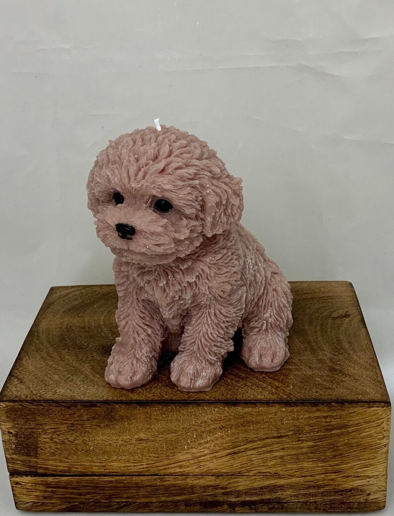 Large Dog Candle, Puppy Candle, Dog Lovers Gift, Teddy Dog, Bichon ... Large Dog Candle, Puppy Candle, Dog Lovers Gift, Teddy Dog, Bichon ...