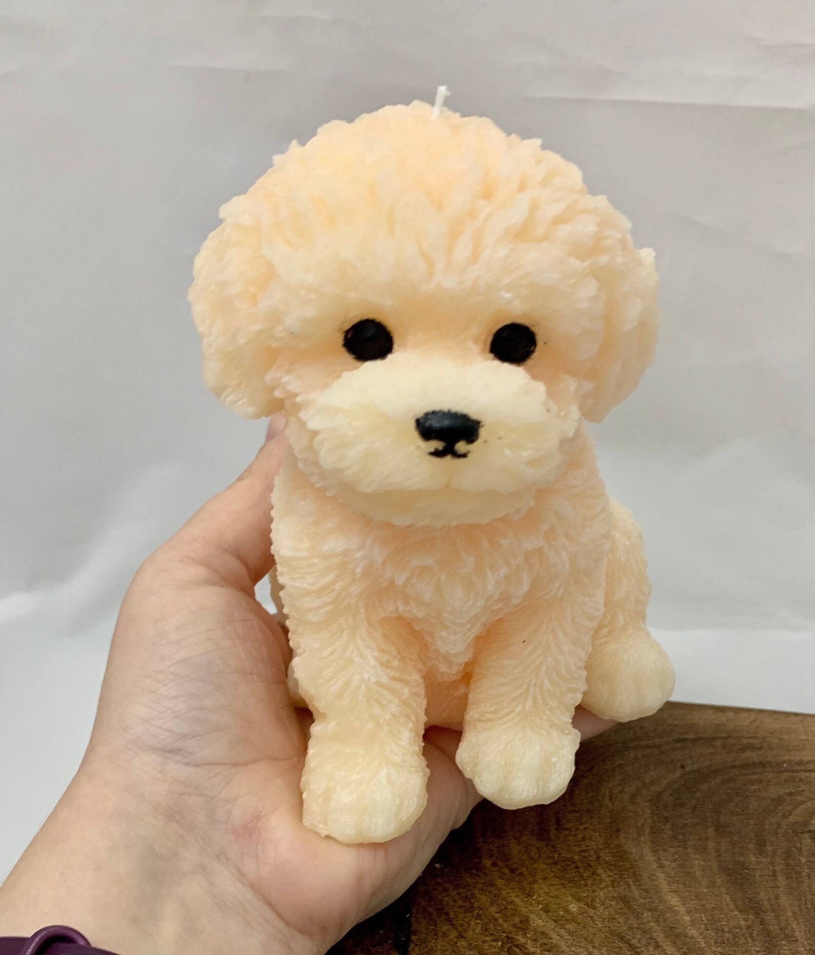 Large Dog Candle, Puppy Candle, Dog Birthday Gift, Bichon Frisé, Lhasa ...