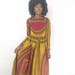 Simba African Maxi Dress// African Dress / African Print Dress ...
