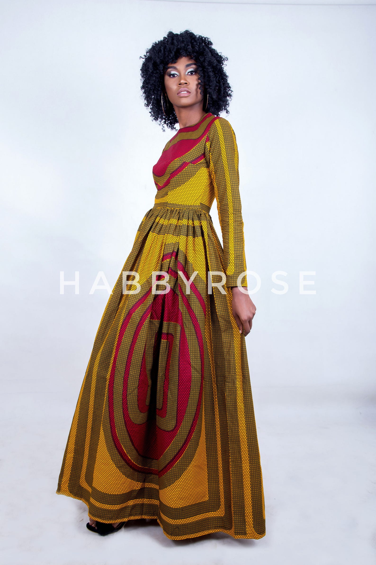 Simba African Maxi Dress// African Dress / African Print Dress - Etsy