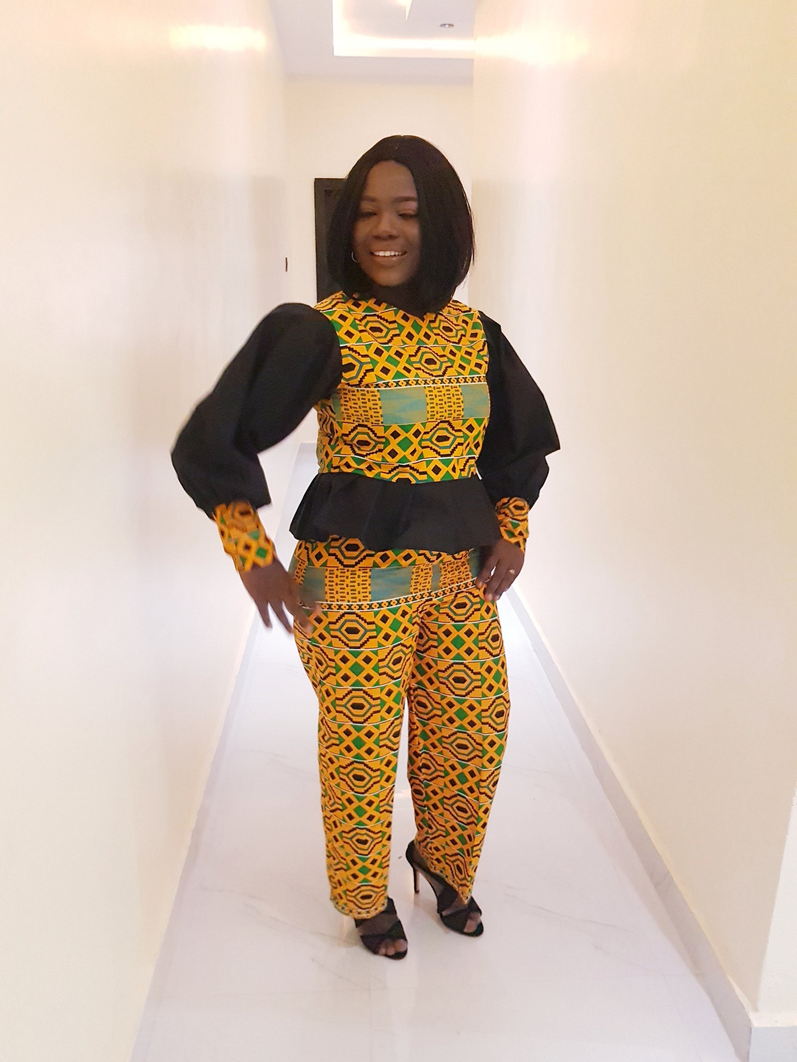 Habby African Print Two Pieceankara Fashionankara - Etsy