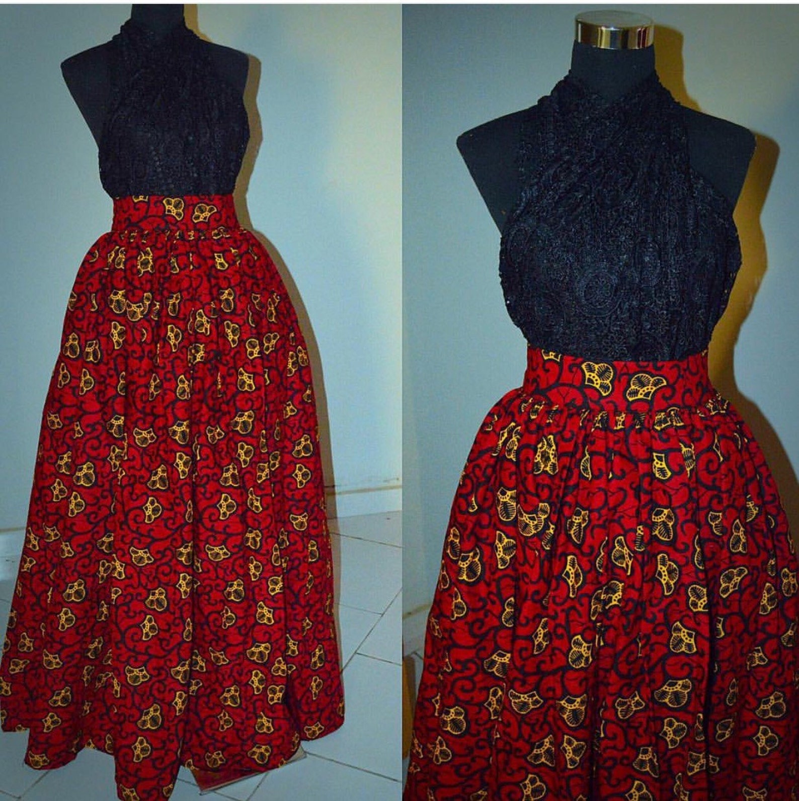 Ankara Skirt, Ankara Maxi Skirts, Ankara Fabric, African Fabric ...