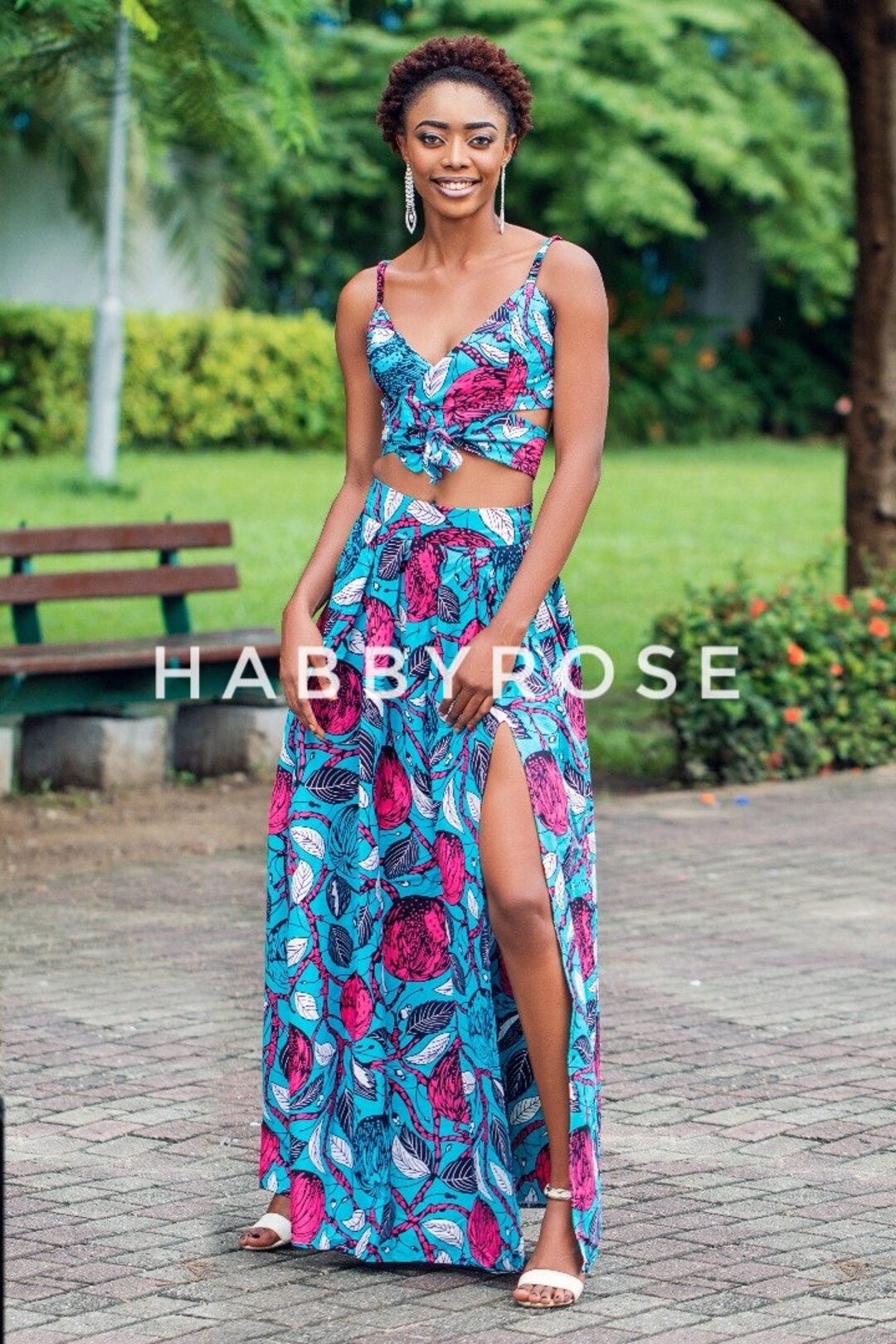 Moni African Maxi Skirt Summer Plus Size Clothing - Etsy