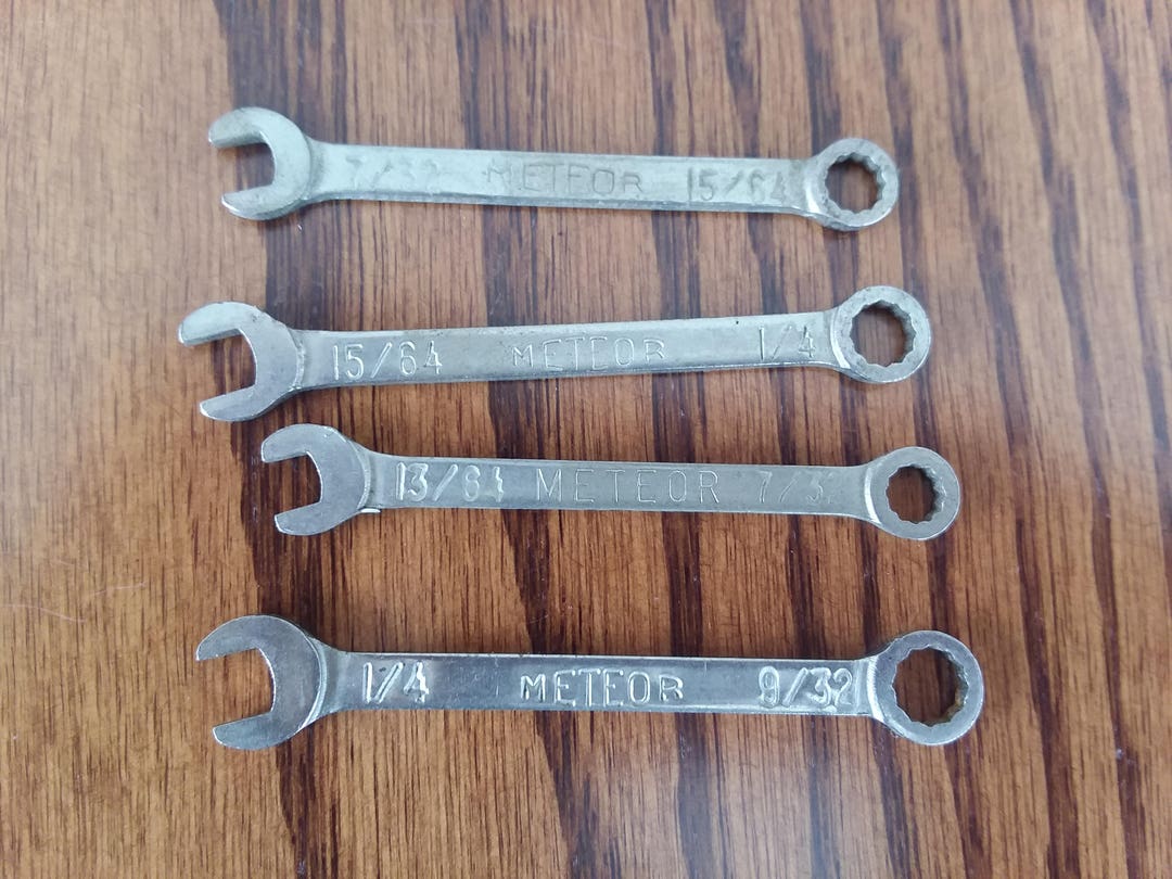 Open End Combo Wrenches - Vintage Meteor Set of 4 - Etsy