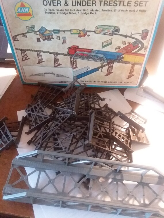 AHM Mini Kits 5850 HO Scale Trestle Set Over Under Trestle - Etsy