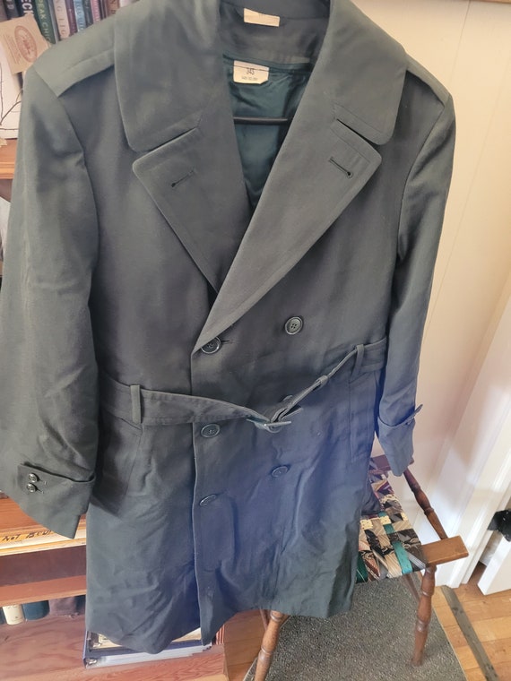 vintage us army overcoat - Gem