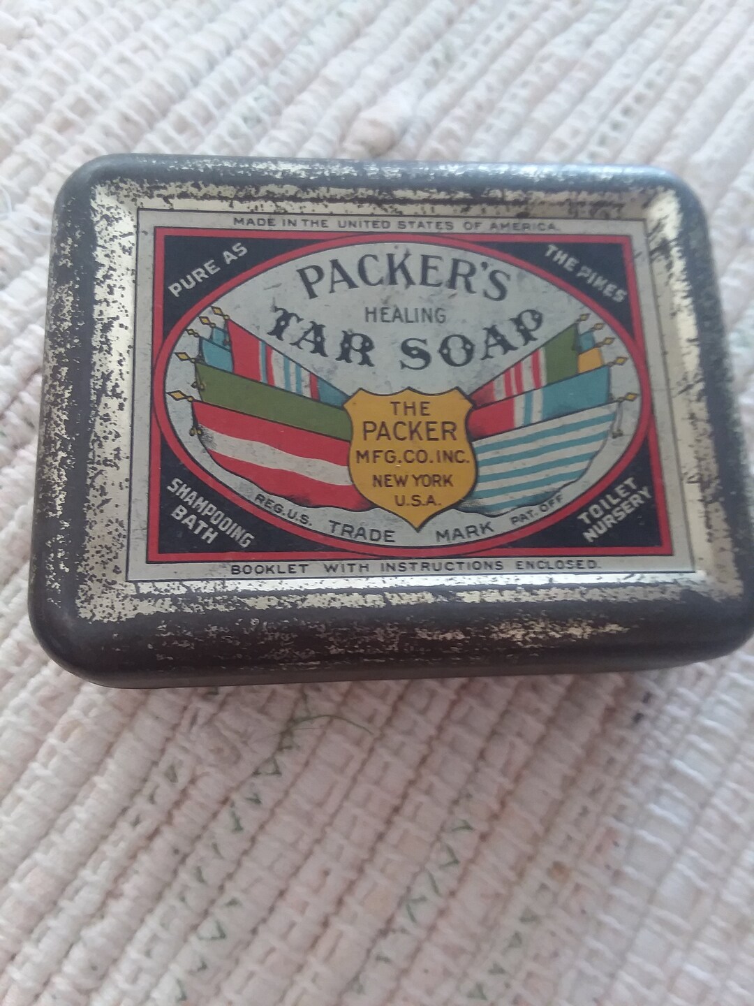 Packers Healing Tar Soap Tin - Etsy