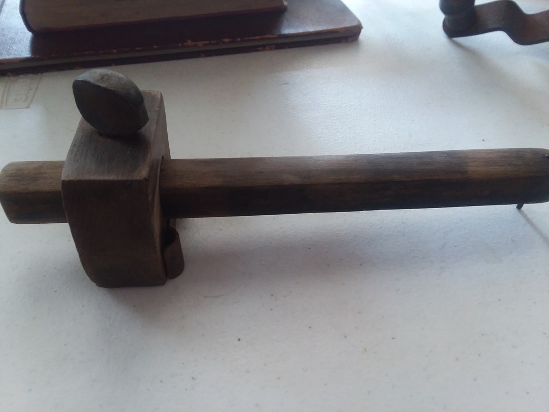 Antique Wooden Marking Tool - Etsy
