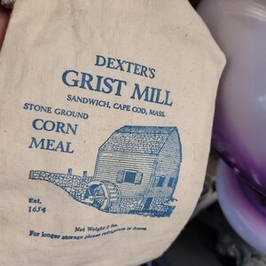 Dexter's Grist Mill Stone Ground Corn Meal Cloth Bag - Etsy