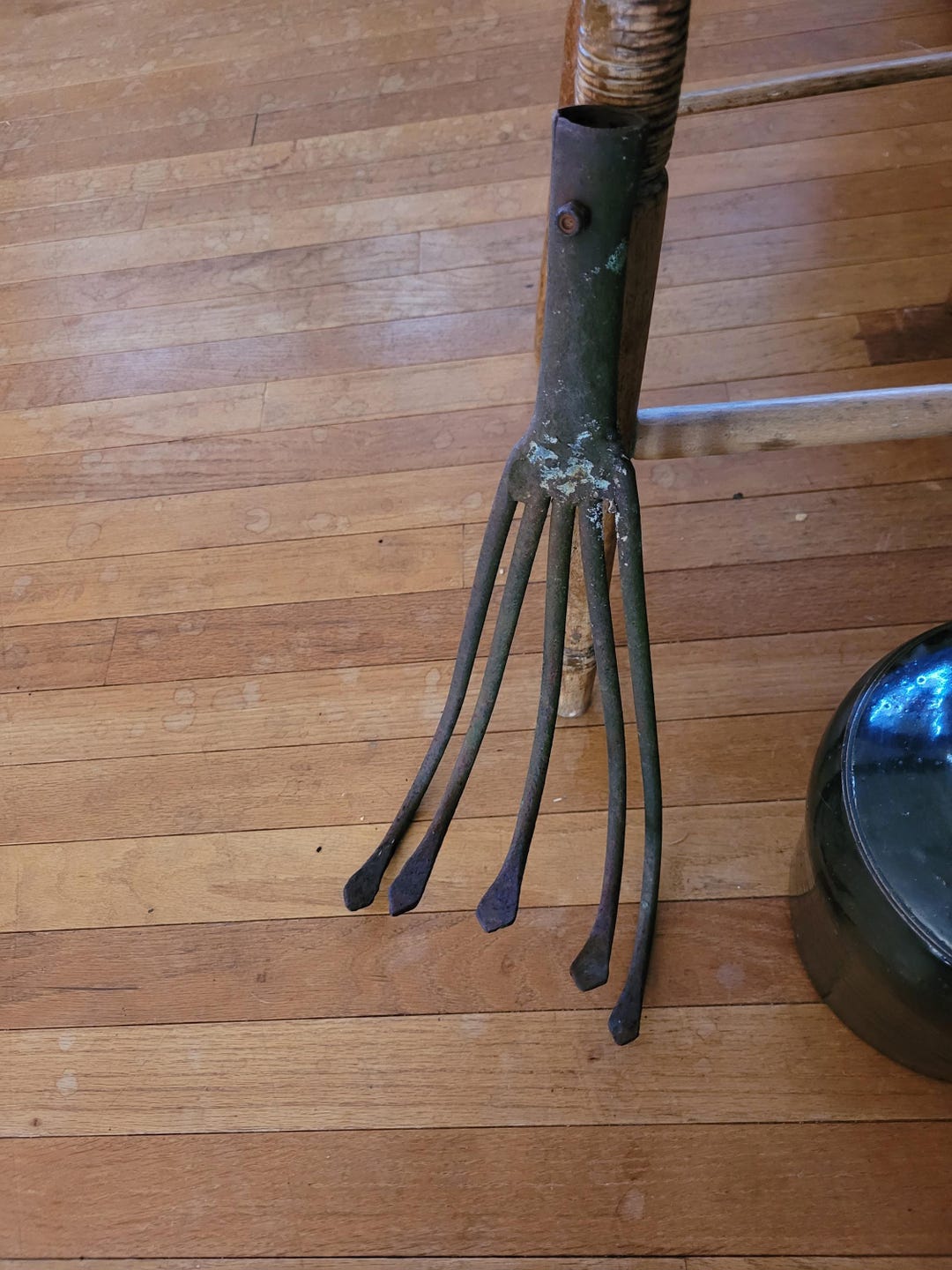 Rake Head - 5 Prong - Primitive W/rust - Etsy